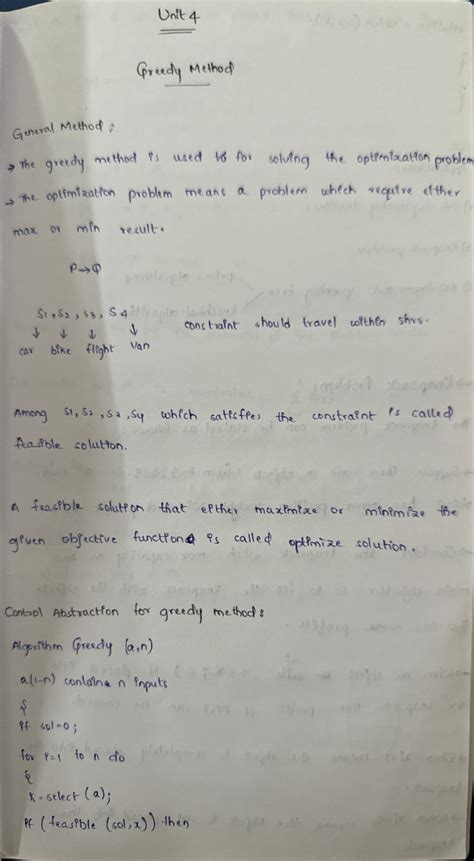 Daa Unit4 Daa Unit 4greedy Method Unit 4 Greedy Method General