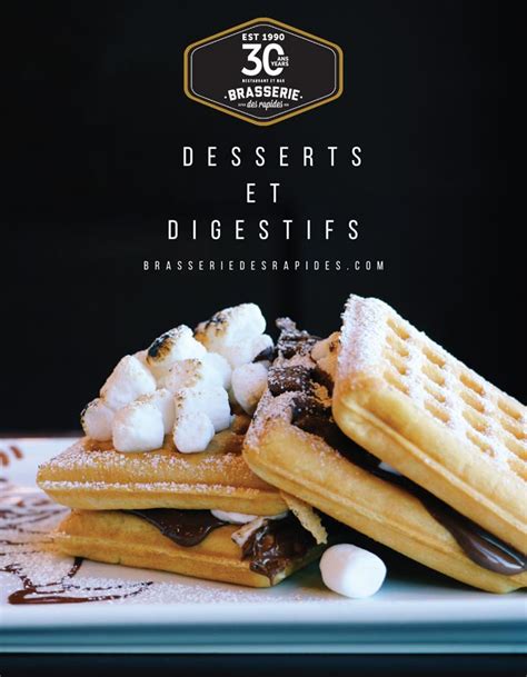 Menu Brasserie Des Rapides