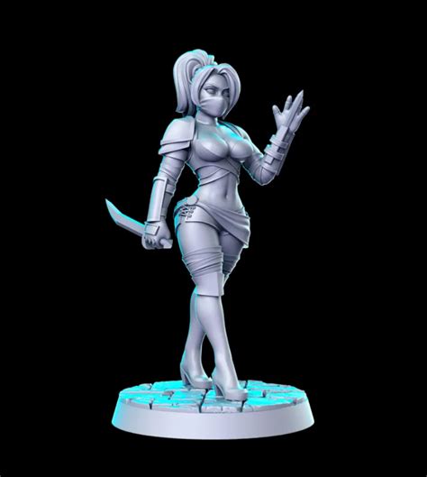 Drow Assassin 3d Print Model Download Free