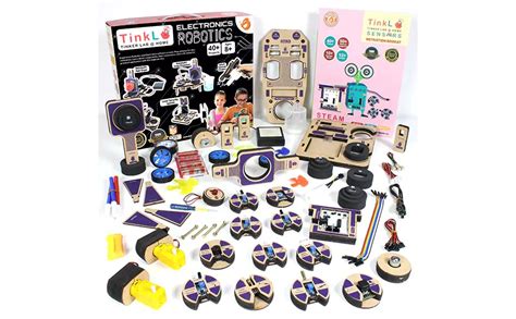 Tinkl Electronics And Robotics Kit Make 40 Home Automation Projects 100 Parts With Sensors