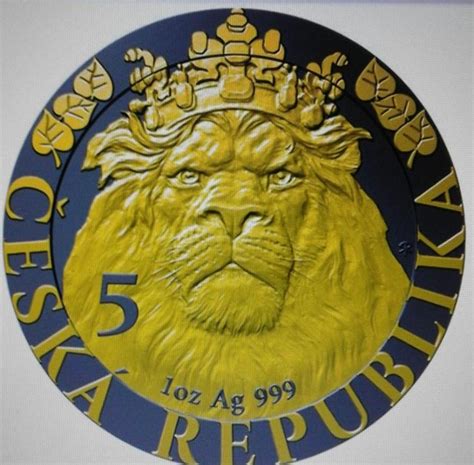 Český Lev 2022 1oz Ruthenium Selekt Pokov Au VÝroČÍ Aukro