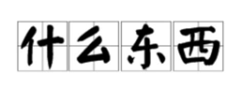 什么东西（汉语中常用的疑问短语）百度百科