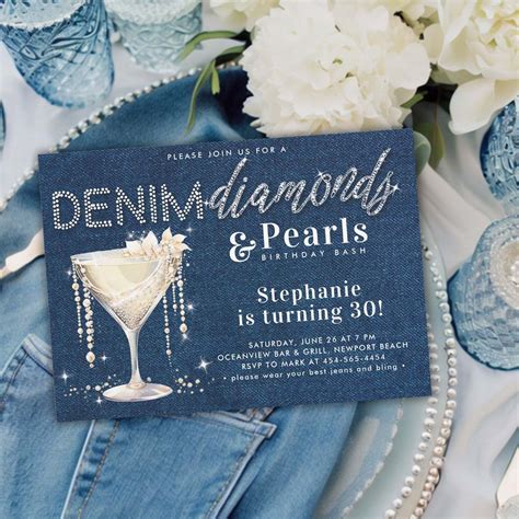 So Fun Denim And Diamonds Theme Diamonds And Denim Party Denim And