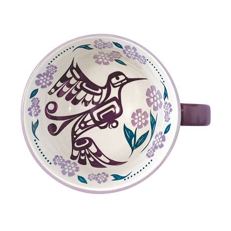Porcelain Art Mug Hummingbird Francis Dick Kwakwakawakw Native