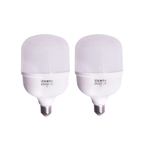 قیمت و خرید لامپ ال ای دی 40 وات امید پدیده گرمسار مدل استوانه‌ای پایه E27 بسته 2 عددی