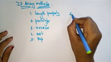 Arrays In Javascript Bhanu Priya Youtube