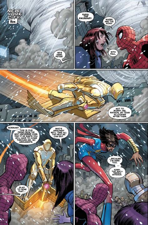 Spiderman Kissing Ms Marvel