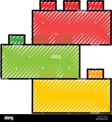 Toy Blocks Structure Icon Stock Vector Image And Art Alamy