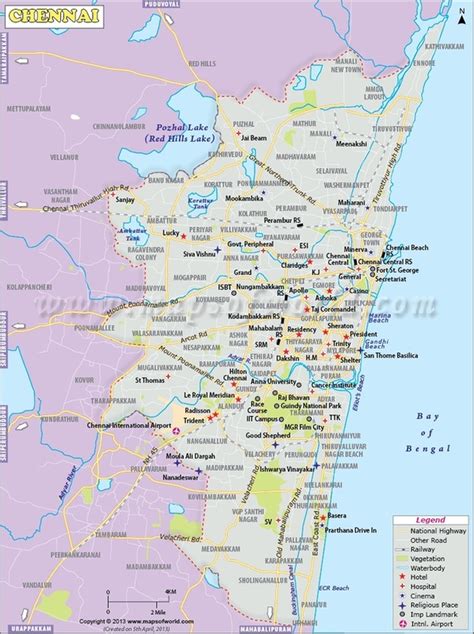Chennai Map