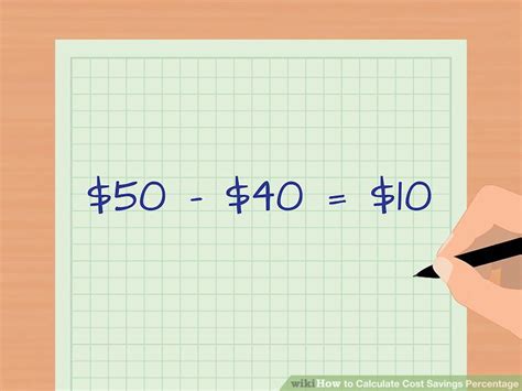 3 Ways To Calculate Cost Savings Percentage Wikihow