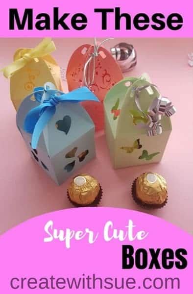 Make These Super Cute Boxes Create With Sue