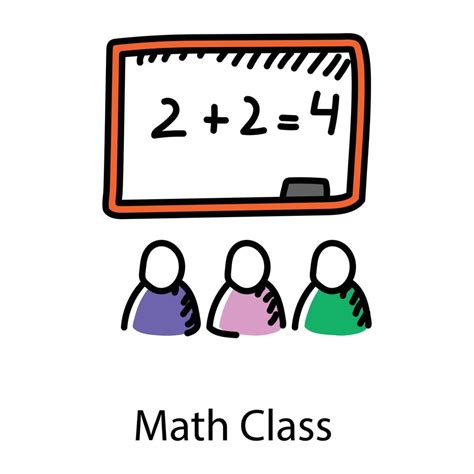 Math Class And Education 3622183 Vector Art At Vecteezy