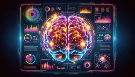 Premium Photo A Highly Detailed Futuristic Visualization Of Brain Activity Analysis With