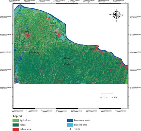 Result Of The Flood Analysis Produced For The Whole Area Affected By Download Scientific