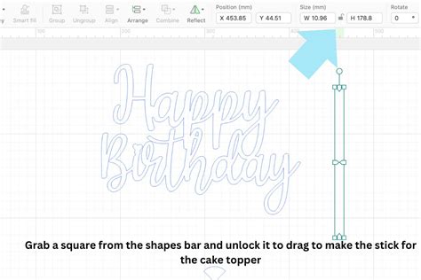 How To Make A Cake Topper In Xtool Creative Space With The Xtool P2 ⋆ Extraordinary Chaos