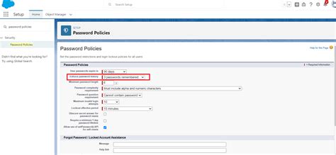 Password Policies In Salesforce Astrea It Services