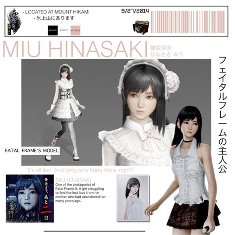 Miu Hinasaki Fatal Frame 5 Fatal Frame Girl Struggles Japanese Horror