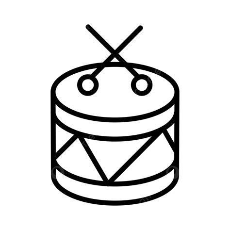 드럼 라인 아이콘 벡터 믿음 문화 드럼 Png 일러스트 및 벡터 에 대한 무료 다운로드 Pngtree