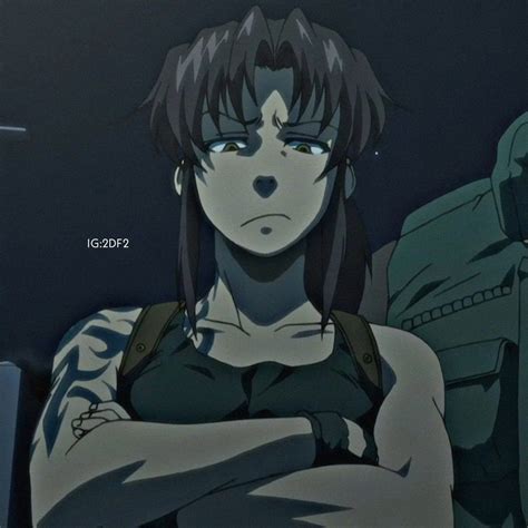 Revy Black Lagoon Smiling