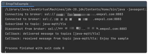 Connecting To Serverless Mqtt Broker With Paho Java Emq
