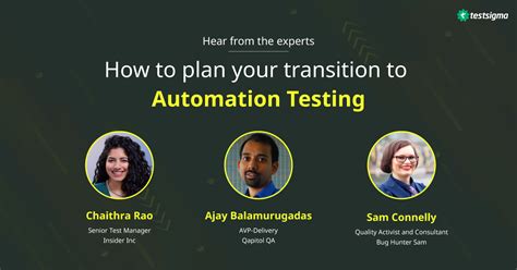how to plan your transition from manual to automation testing