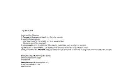 Solved QUESTION 6 Implement The Following 1 Request An Chegg Com