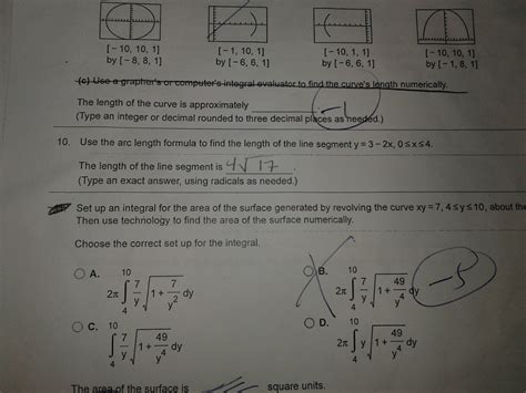 Solved Use A Grapher S Or Computer S Integral Evaluator To Chegg