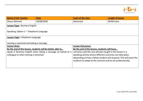 Assignment 5 Level 5 Tefl Course Business English Tefl Level 5 Stuvia Sa