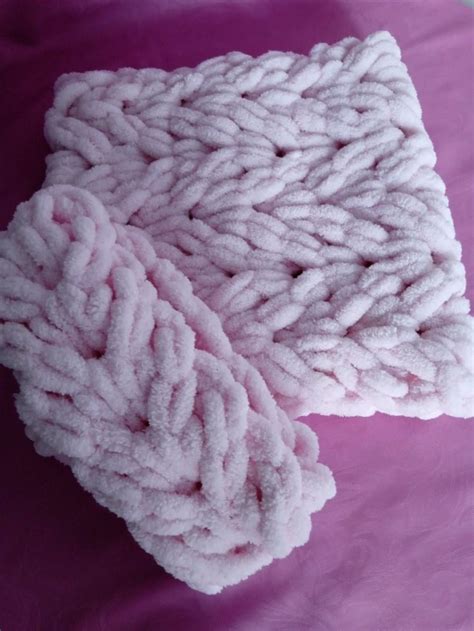 Снуд повязка Связано из пряжи Ализе пуффи Merino Wool Blanket Wool Blanket Wool