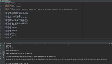 Secrets Python Geektechstuff