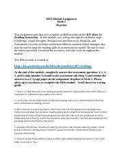 Week 2 IRIS Module Assignment RTI 1 Docx IRIS Module Assignment Week 2 20 Points This