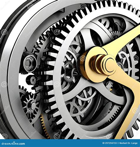 Precision Clockwork Ai Generatet Stock Illustration Illustration Of Brass Clockwork 297294733