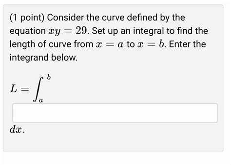 Solved Point Consider The Curve Defined By Theequation Chegg