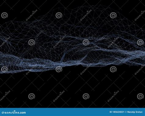 Abstract 3d Plexus Background Stock Illustration Illustration Of Line