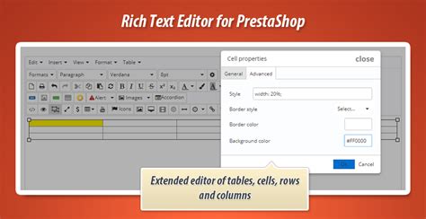 TinyMCE Pro Extended Rich Text Editor For PrestaShop