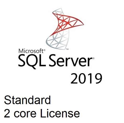 Microsoft Sql Server 2019 Standard 2 Core License
