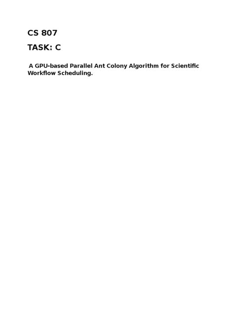 A Gpu Accelerated Parallel Ant Colony Optimization Algorithm For