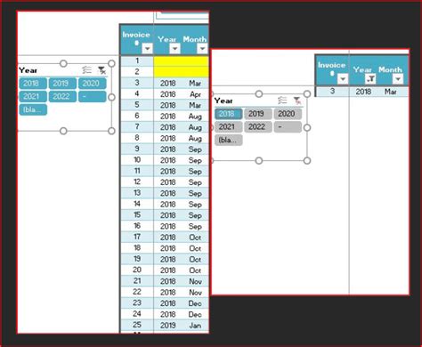 Slicer Not Displaying Information Correctly Rexcel