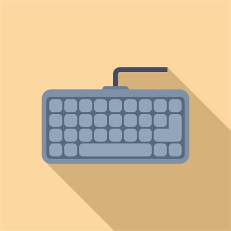 Premium Vector Flat Design Vector Illustration Of Computer Keyboard