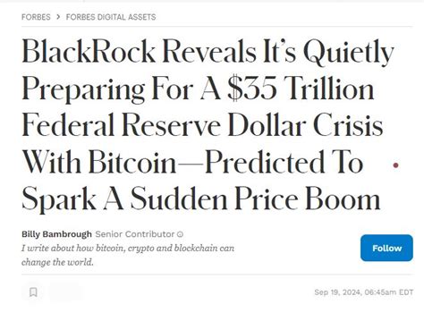 Robert Skibbe On Linkedin Usa Bitcoin Crypto Blackrock