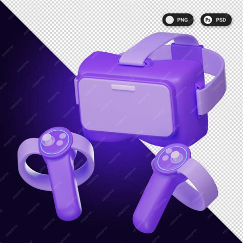 Набор значков виртуальной реальности VR Stand ux ui элементы веб ...