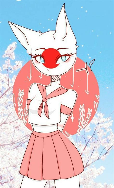 Countryhumans Japan 12 Флаги рисунки Милые рисунки Рождественские
