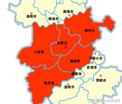 安徽哪些城市属于皖南皖中和皖北他们的经济差距有多大 每日头条