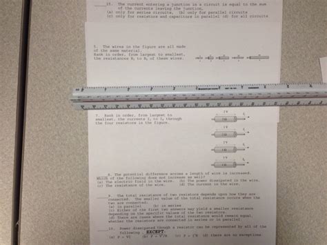 The Current Entering A Junction In A Circuit Is Equal Chegg Com
