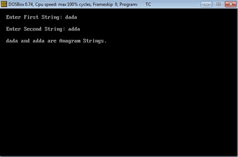 C Program To Check Whether Two Strings Are Anagram Or Not Linux Punx