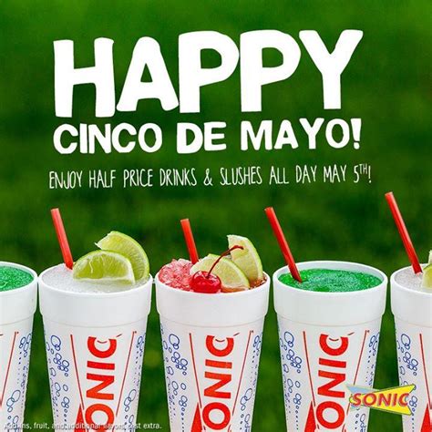 Sonic 12 Price Drinks All Day Tomorrow May 5th Ship Saves