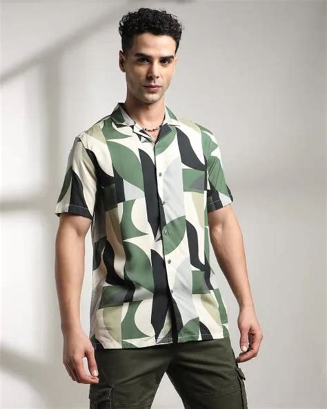 Buy Men All Over Print Regular Fit Shirt Online At Best Prices In India