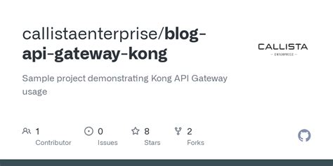 Github Callistaenterpriseblog Api Gateway Kong Sample Project