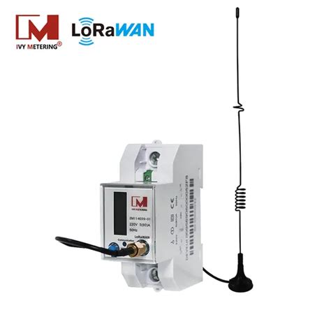 Eu868mhz Lorawan Lora Eu 868 Smart Meter Single Phase Iot Lora Wan Kwh Meters Lora Meter And