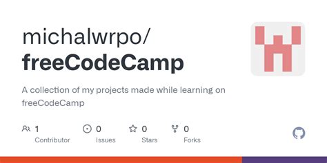 Github Michalwrpofreecodecamp A Collection Of My Projects Made